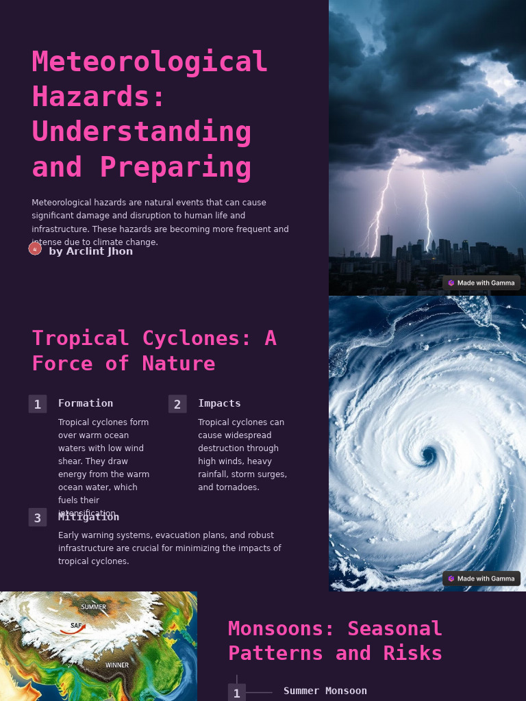 Meteorological Hazards: Risks and Prep | PDF | Flood | Natural Disasters