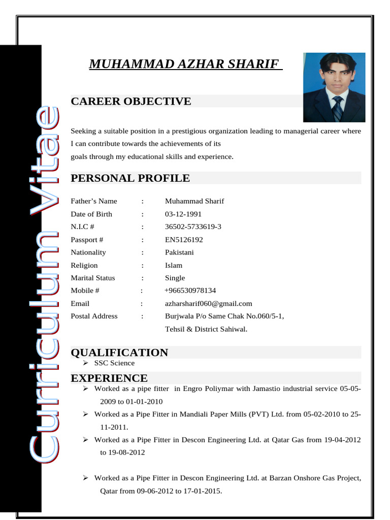 Azhar CV | PDF