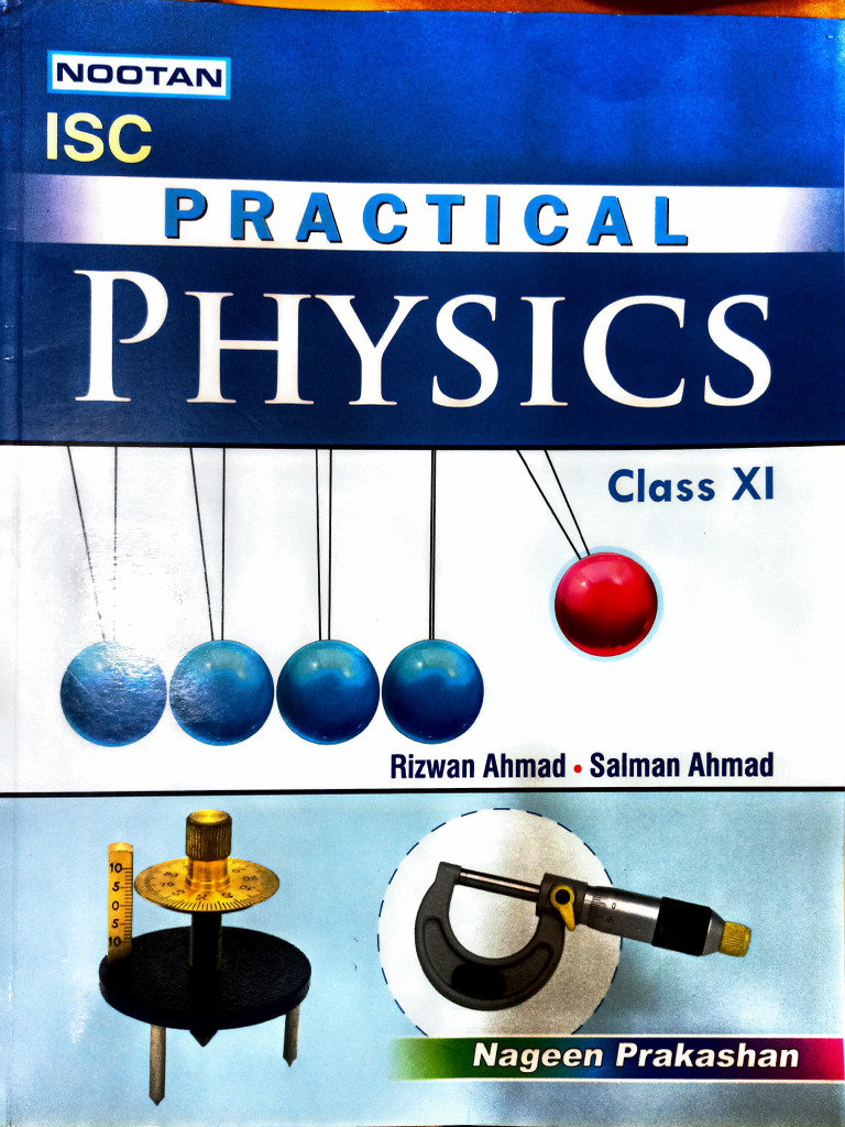 ISC_XI_PHY_PRAC_(1-5) (1) | PDF | Sphere | Volume