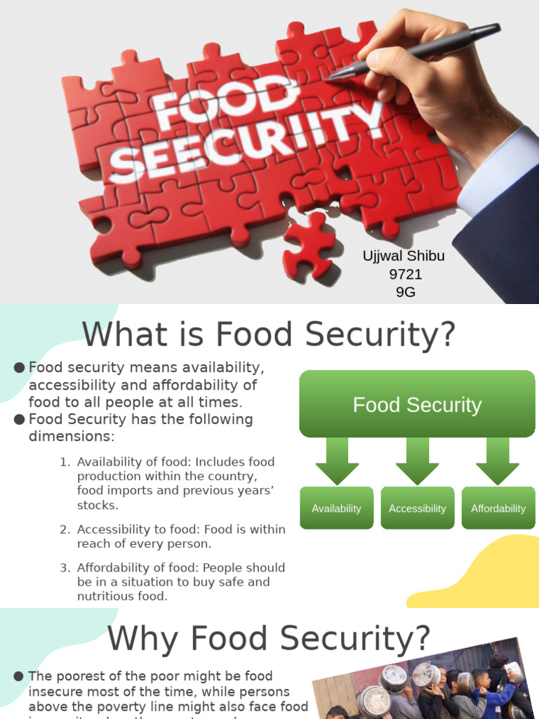 9721 - Ujjwal Shibu - Food Security in India | PDF | Malnutrition ...