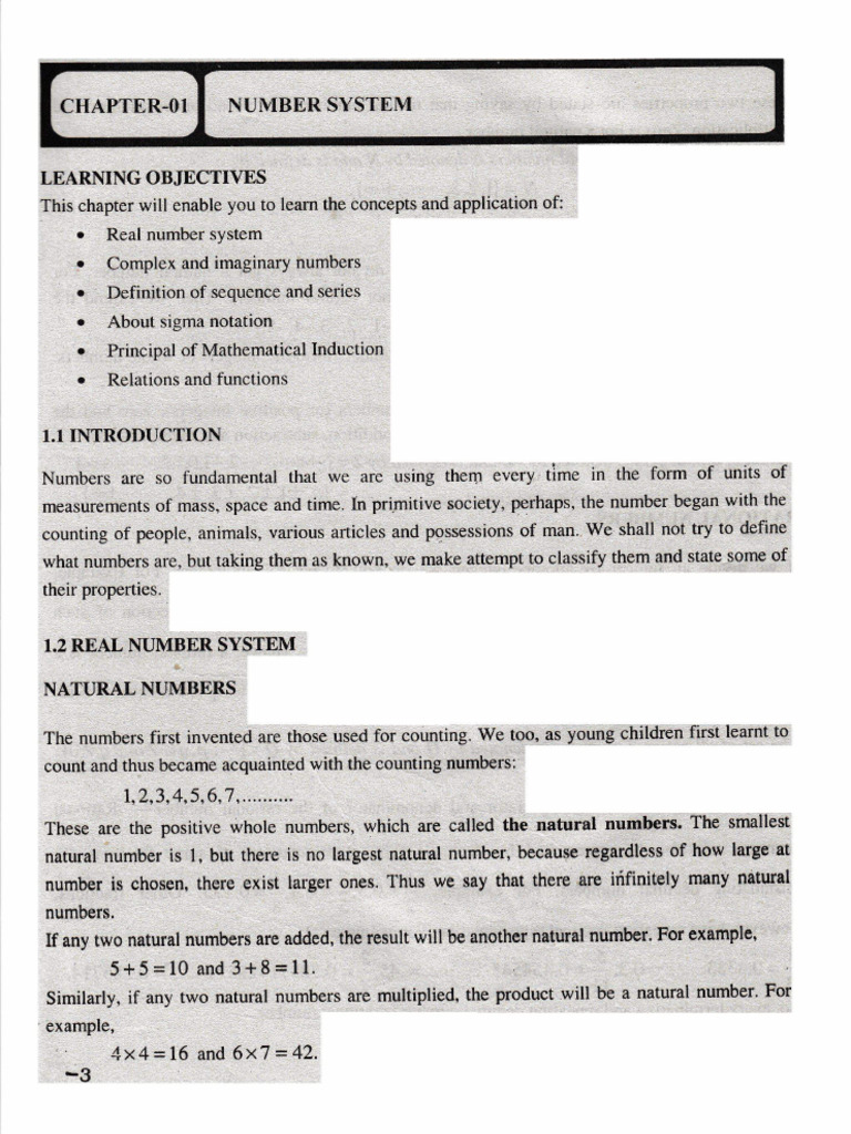 Chapter 1-Number System | PDF
