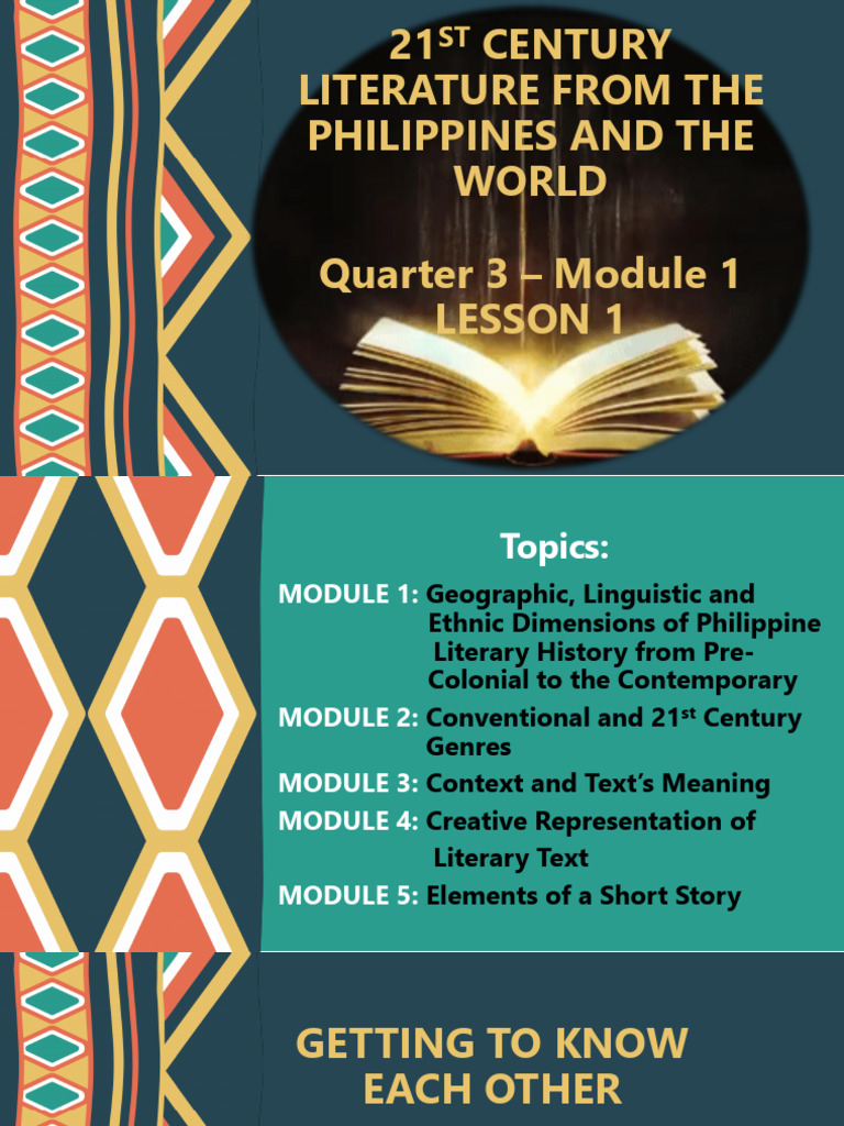 21st Module 1 Lesson 1 | PDF | Poetry 21st Module 1 Lesson 1 | PDF | Poetry