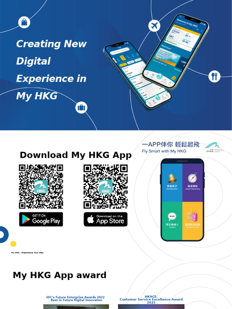 MyHKG App Introduction | PDF | Airport