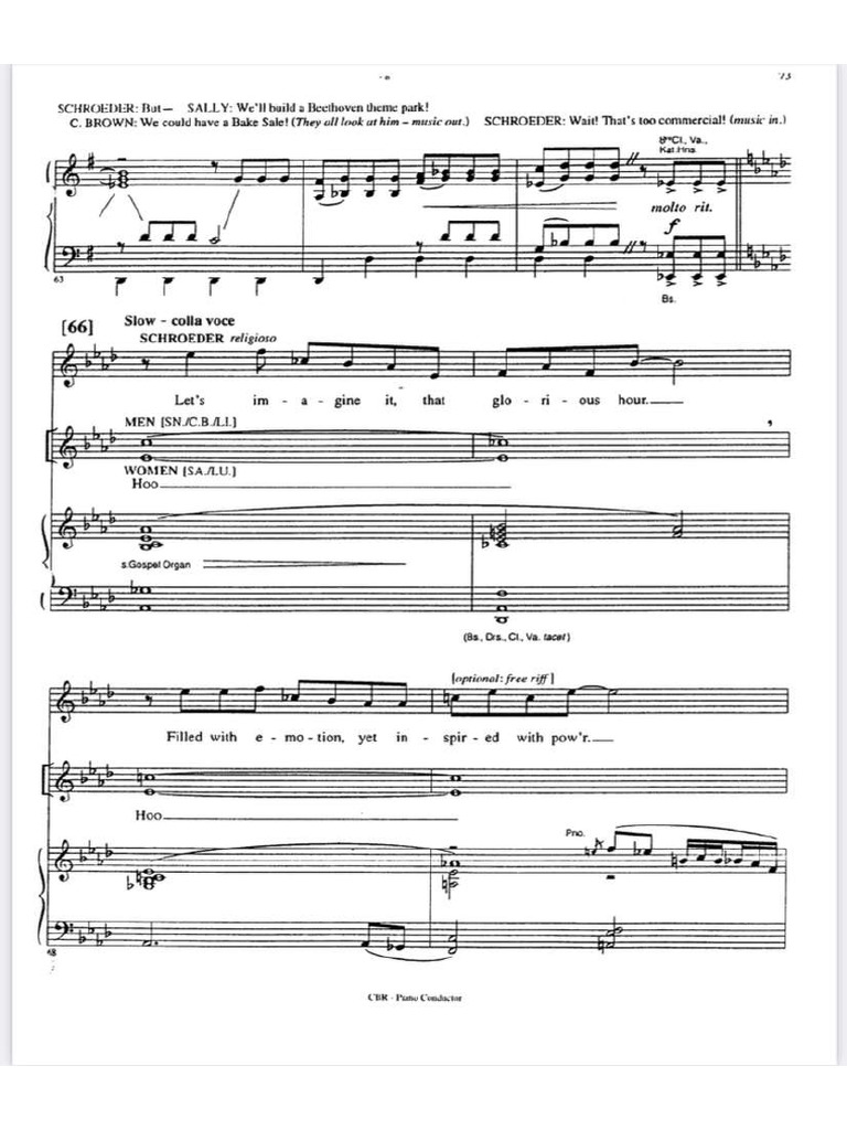 Beethoven Day (You're A Good Friend Charlie Brown) | PDF