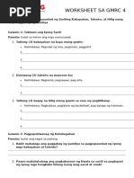 G4 Q2 Worksheet - Epp - Agriculture | PDF