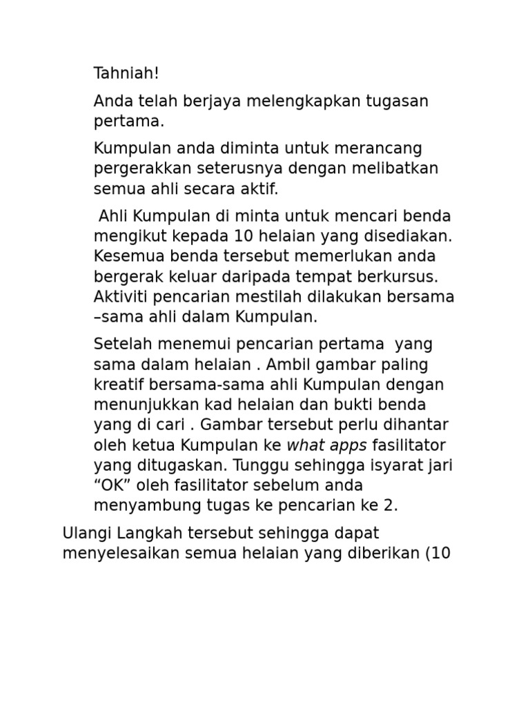 Arahan Exploreace | PDF