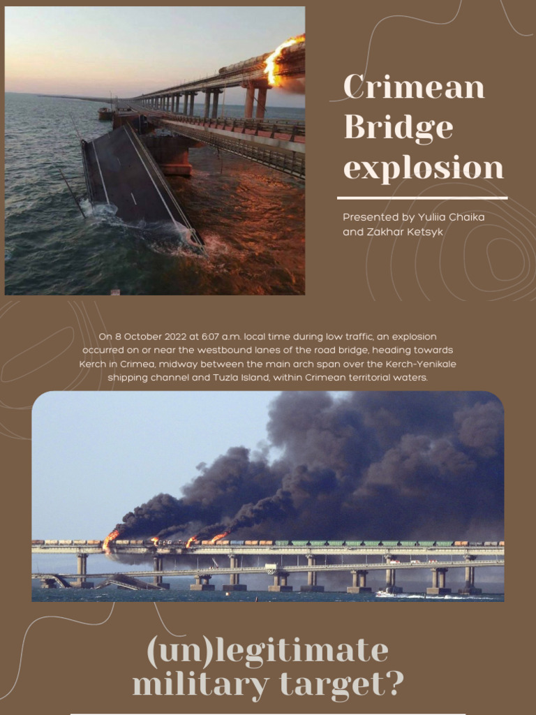 Crimean Bridge Explosion | PDF