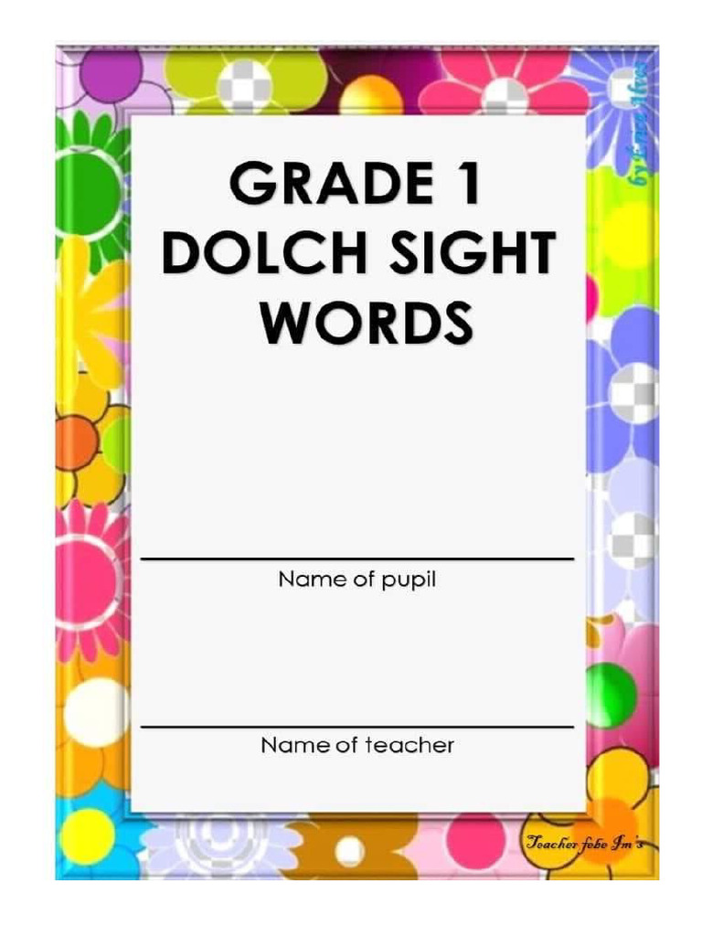 Dolch Sight Words | PDF
