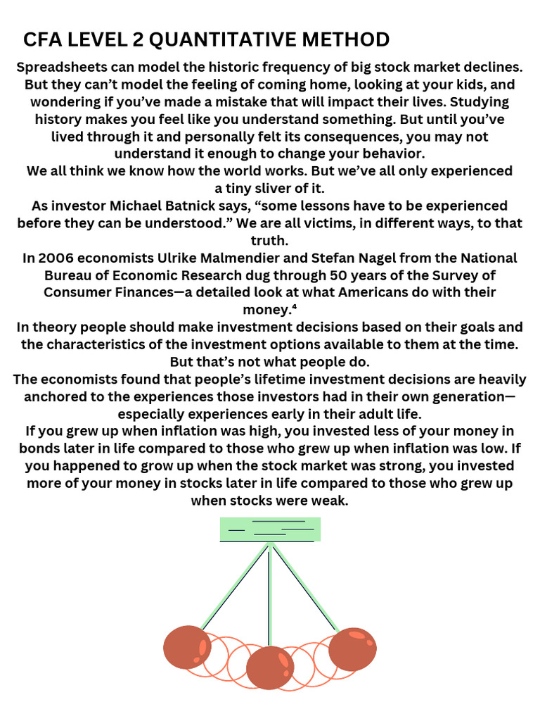 Cfa Level 2 Quantitative Method | PDF | Inflation | Investing