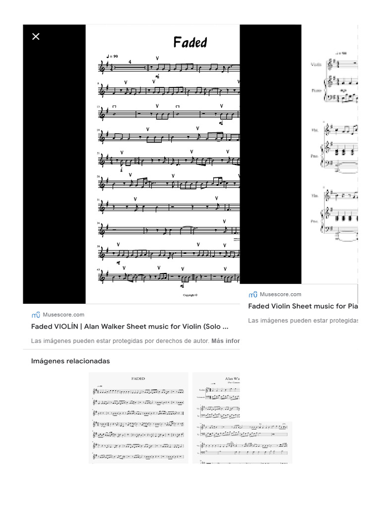 faded violin sheet - Búsqueda de Google | PDF