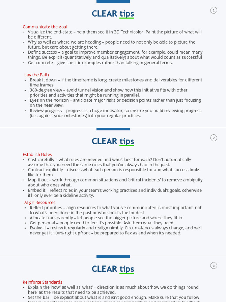 Clear Tips | PDF | Cognition | Cognitive Science