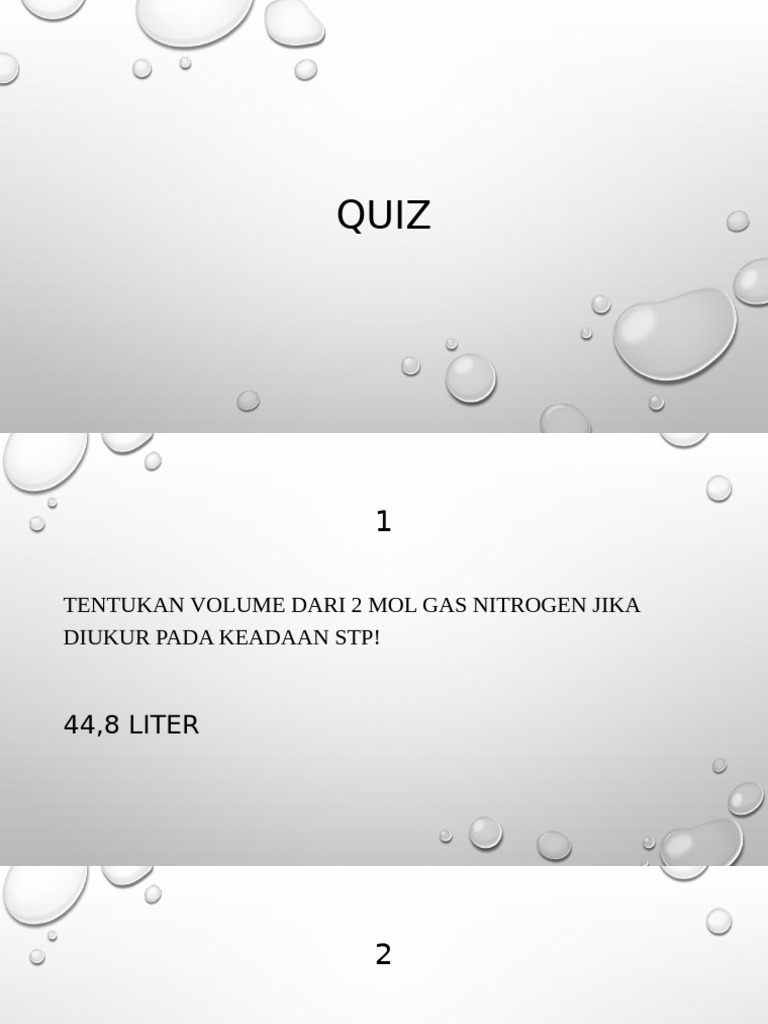Rumus dan Perhitungan Gas dalam Kimia | PDF | Sains & Matematika