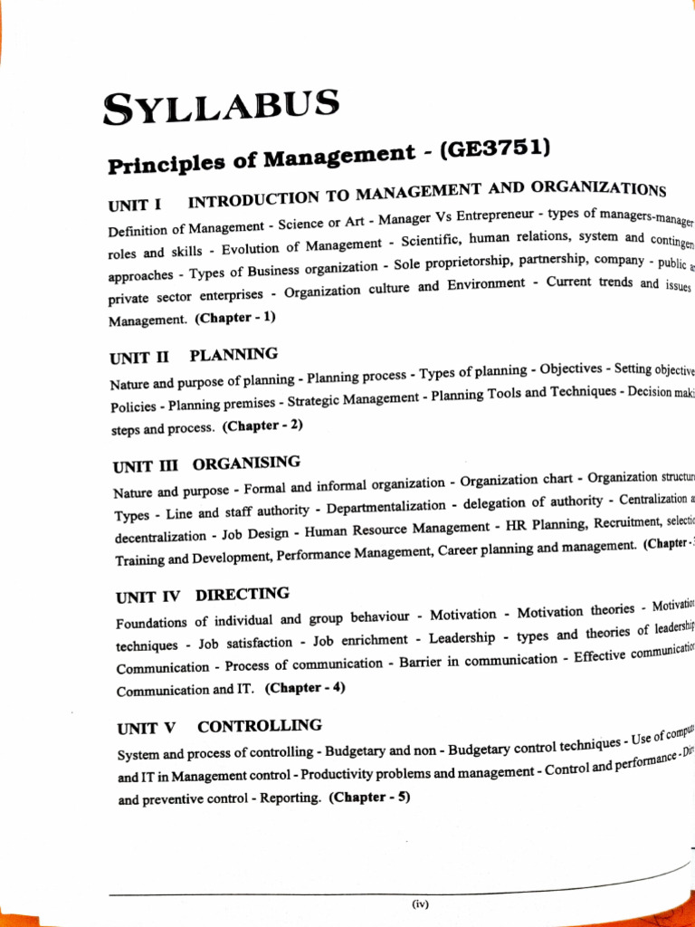 POM Unit 1 | PDF