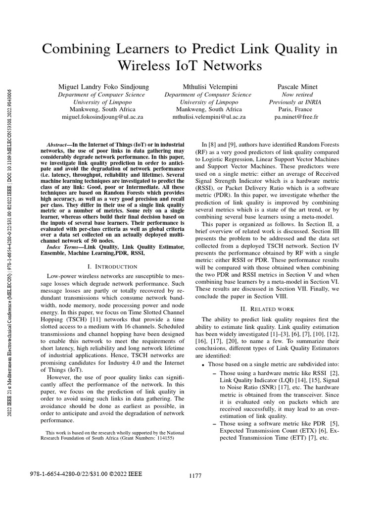 Conf Sixieme Combining Learners MELECON | PDF | Logistic Regression | Accuracy And Precision