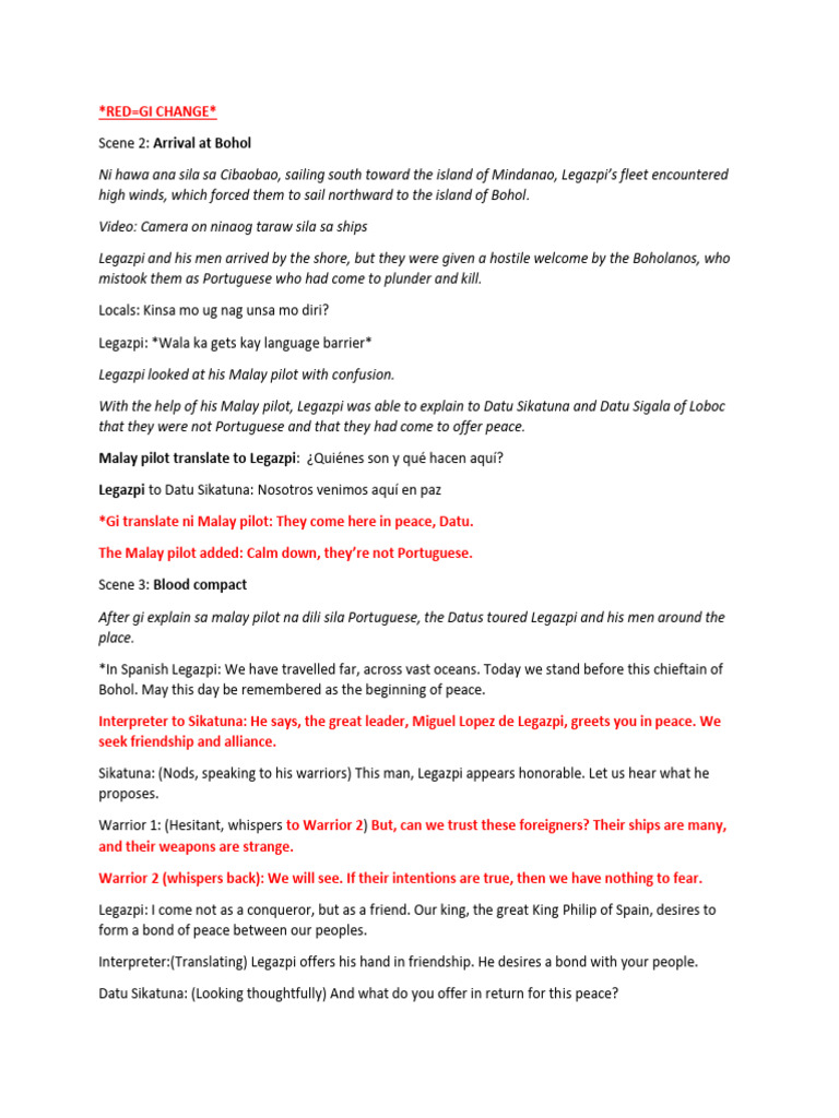 script revised | PDF | Former Spanish Colonies | Philippines