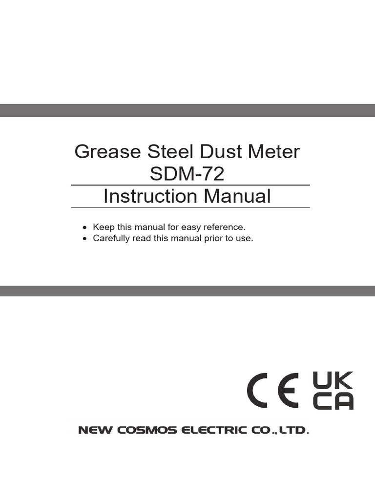 Sdm72 Manual Grease Meter | PDF | Electrical Engineering | Manufactured ...