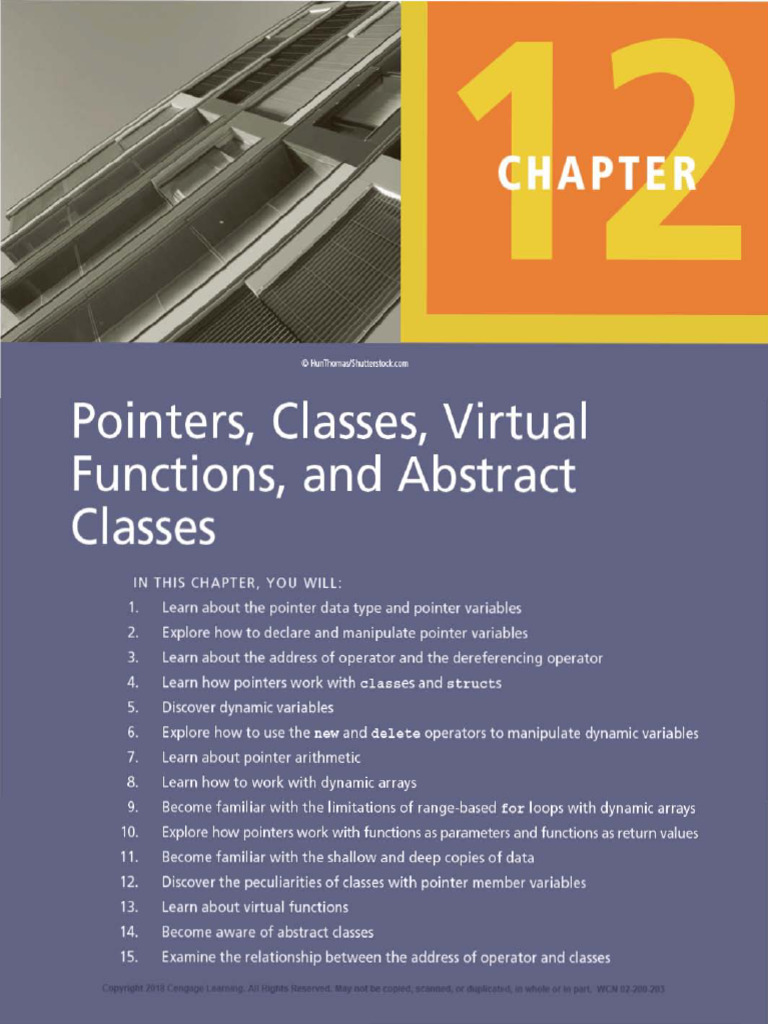 Ch 12 C Programming Dsmalik 8e 2018 Text Pdf Pointer Computer Programming