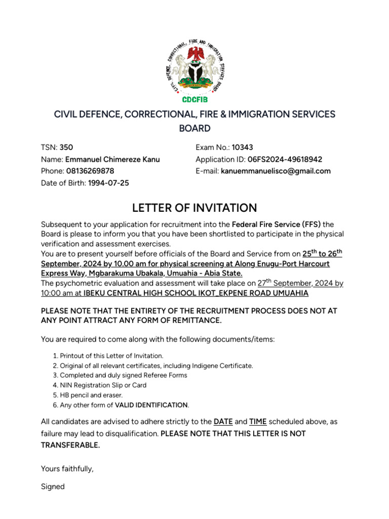 CDCFIB - Federal Fire Service | PDF | Law