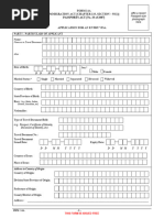 SAMPLE-Form 14A-HOW TO FILL IN - BLUE OR BLACK PEN ONLY - Updated | PDF | Travel Visa | Passport
