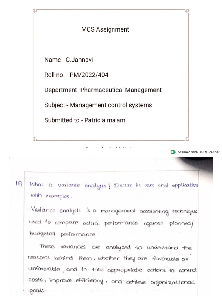 MCS Assignment - PM-2022-404 | PDF