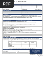 Certification of A Serious Health Condition Form | PDF | Sick Leave ...