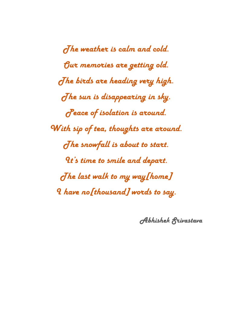 Abhishek Poetry | PDF