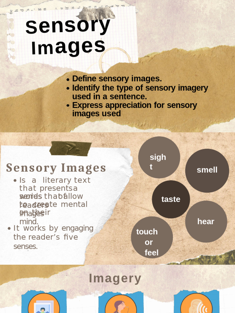 Sensory Images | PDF | Language Arts & Discipline | Poetry