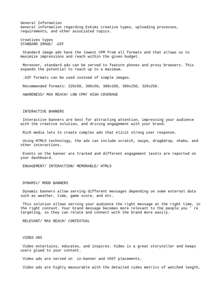 general-information | PDF | Adobe Photoshop | Online Advertising