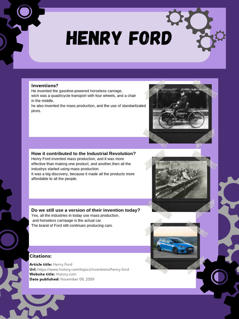 Henry Ford | PDF | Lifestyle