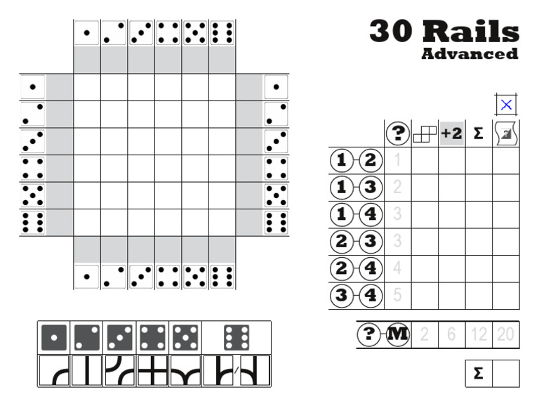 30rails GameSheet Advanced | PDF