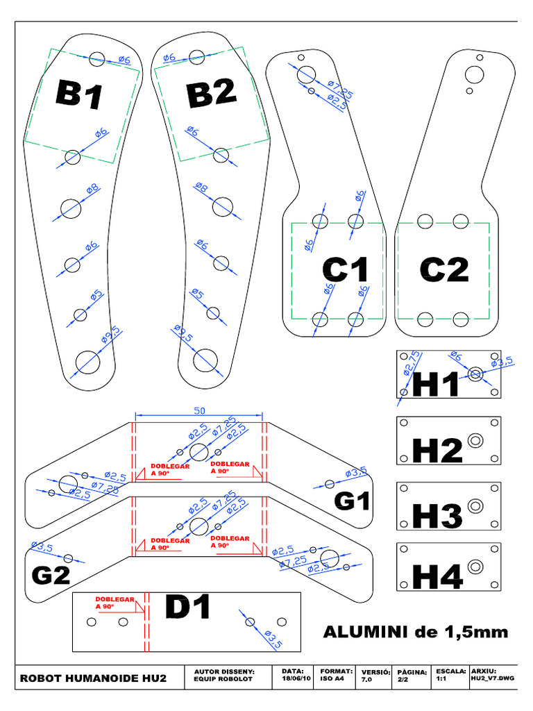 Plànols HU2 - V7 - A4 - 2 | PDF