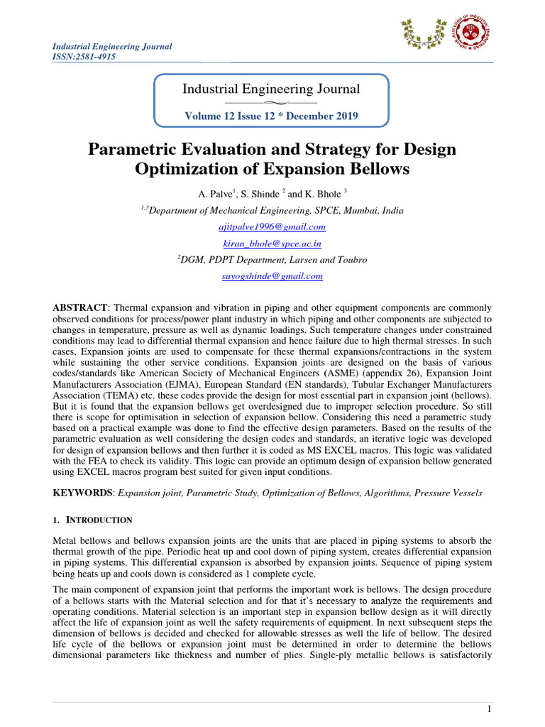 Parametric Evaluation And Strategy For D Pdf Fatigue Material