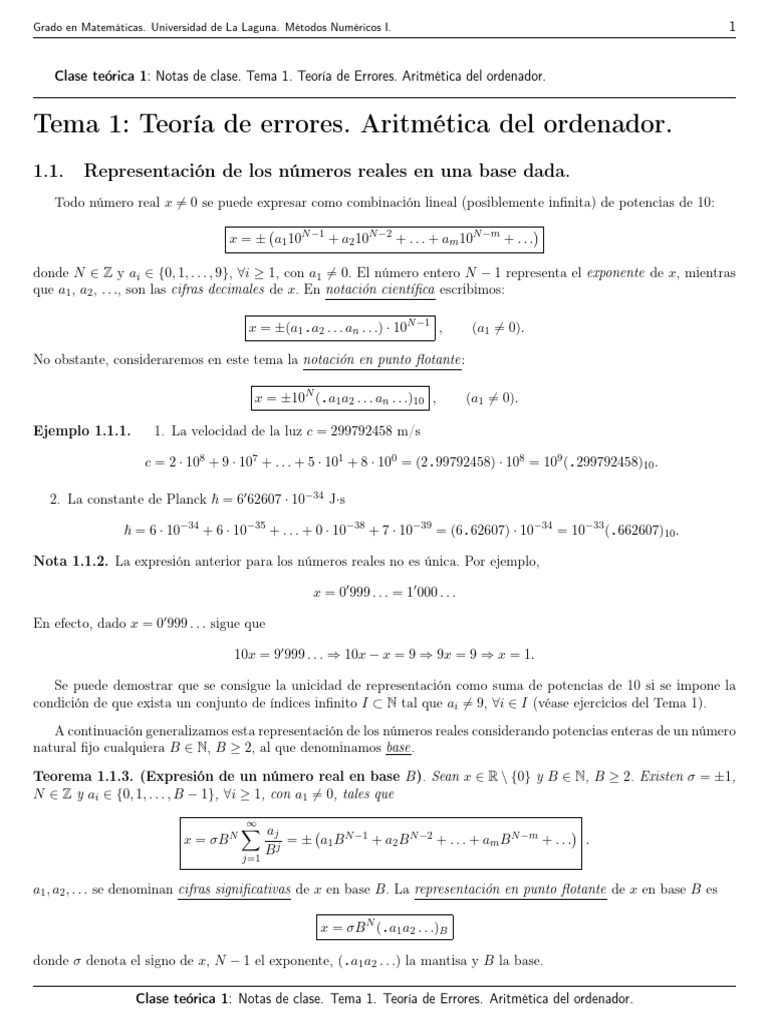 METODOS NUMERICOS DEFINITIVO | PDF | Número Real | Pi