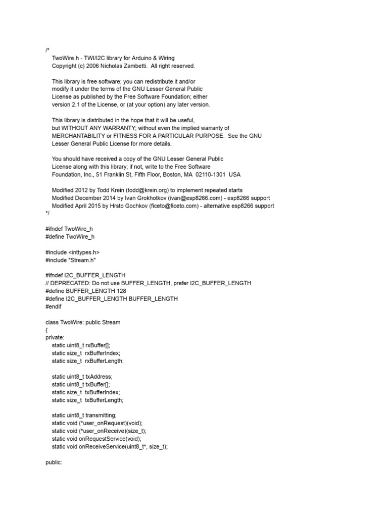 Wire H | PDF | Free Software | Computer Engineering