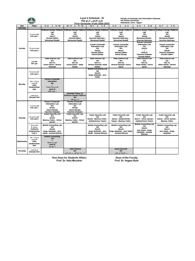 [V2.2]Lectures_Labs 2024-2025 - IS4 | PDF | Information Science | Computer Science