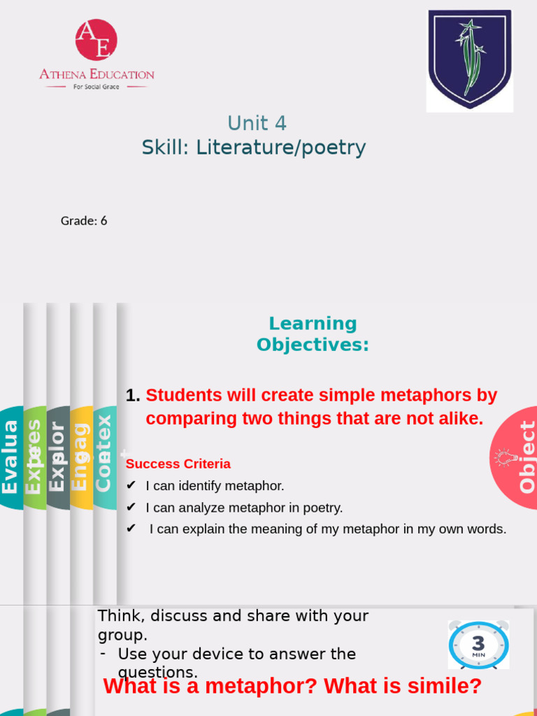 Metaphor and Simile | PDF | Metaphor | Poetry