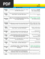 Mess Menu Hostel 9 | PDF | Curry | Food Ingredients