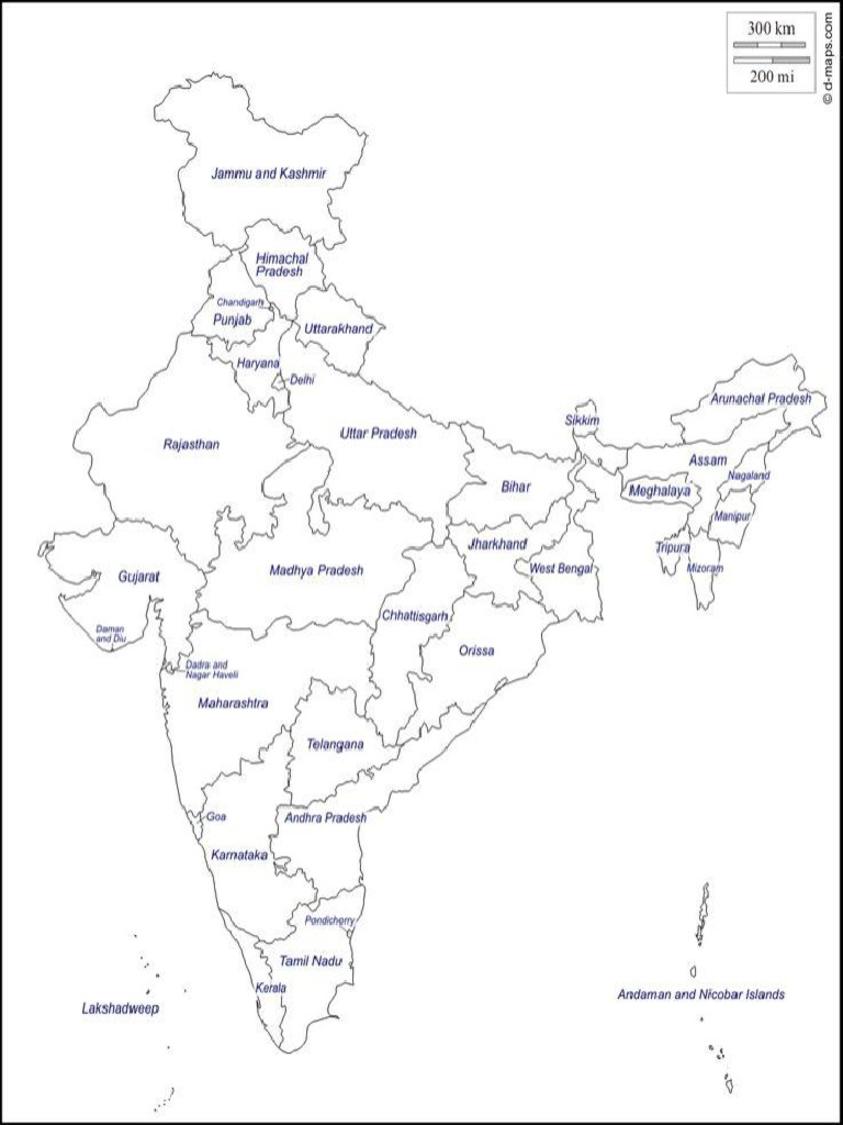 Indian Map | PDF