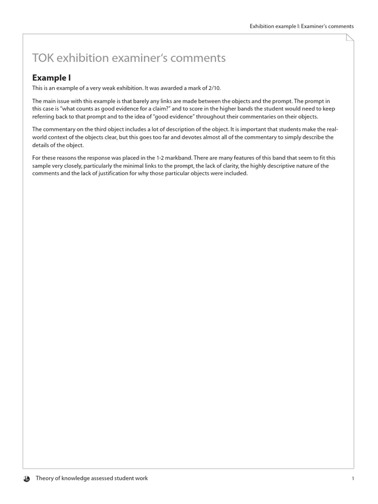 Weak TOK Exhibition Analysis | PDF | Technology & Engineering