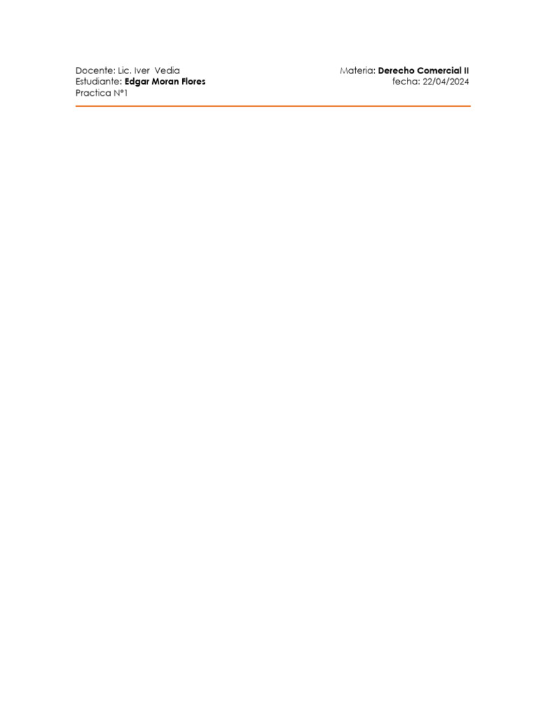 Practica N°1_RESPUESTA AL EJEMPLO DER COMERCIAL2 | PDF | Sociedad de ...