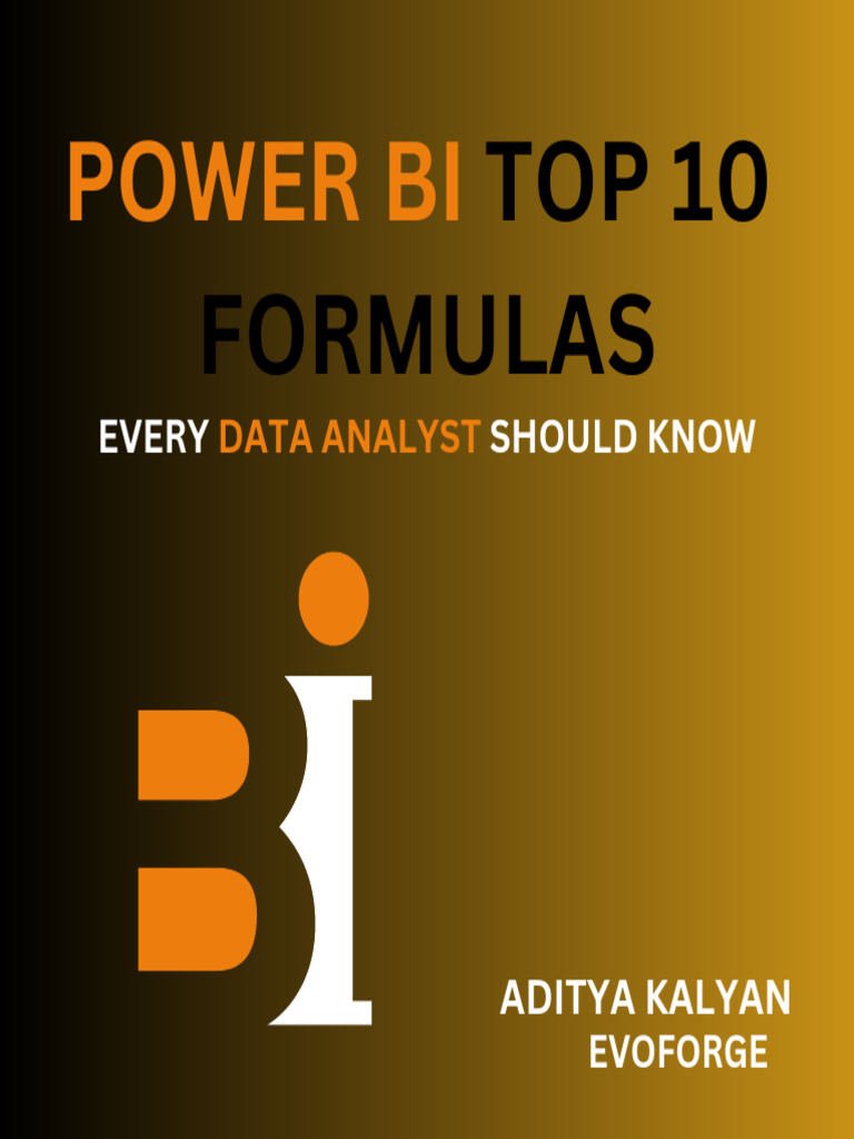 ? Power BI Top 10 Formulas | PDF