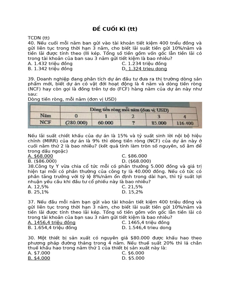 ÔN TẬP QTTC | PDF