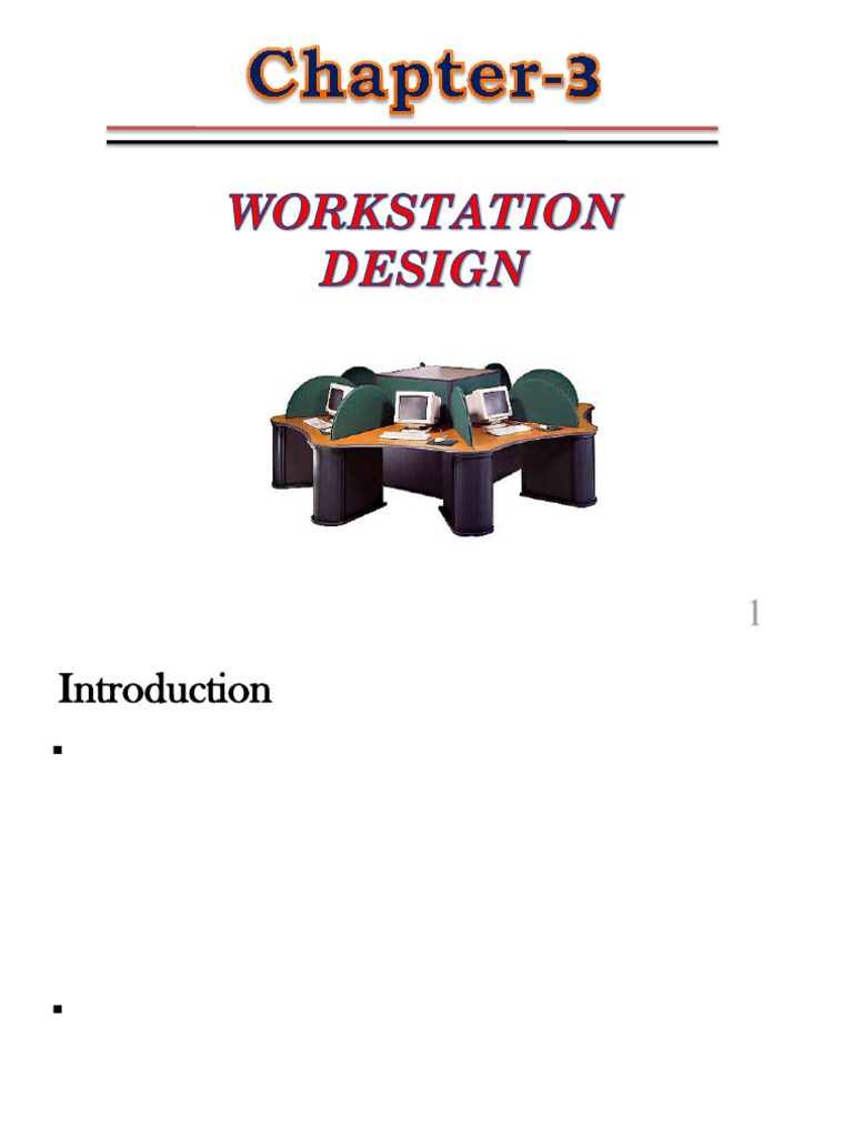 Chapter 3. Workstation Design | PDF | Human Factors And Ergonomics | Hand