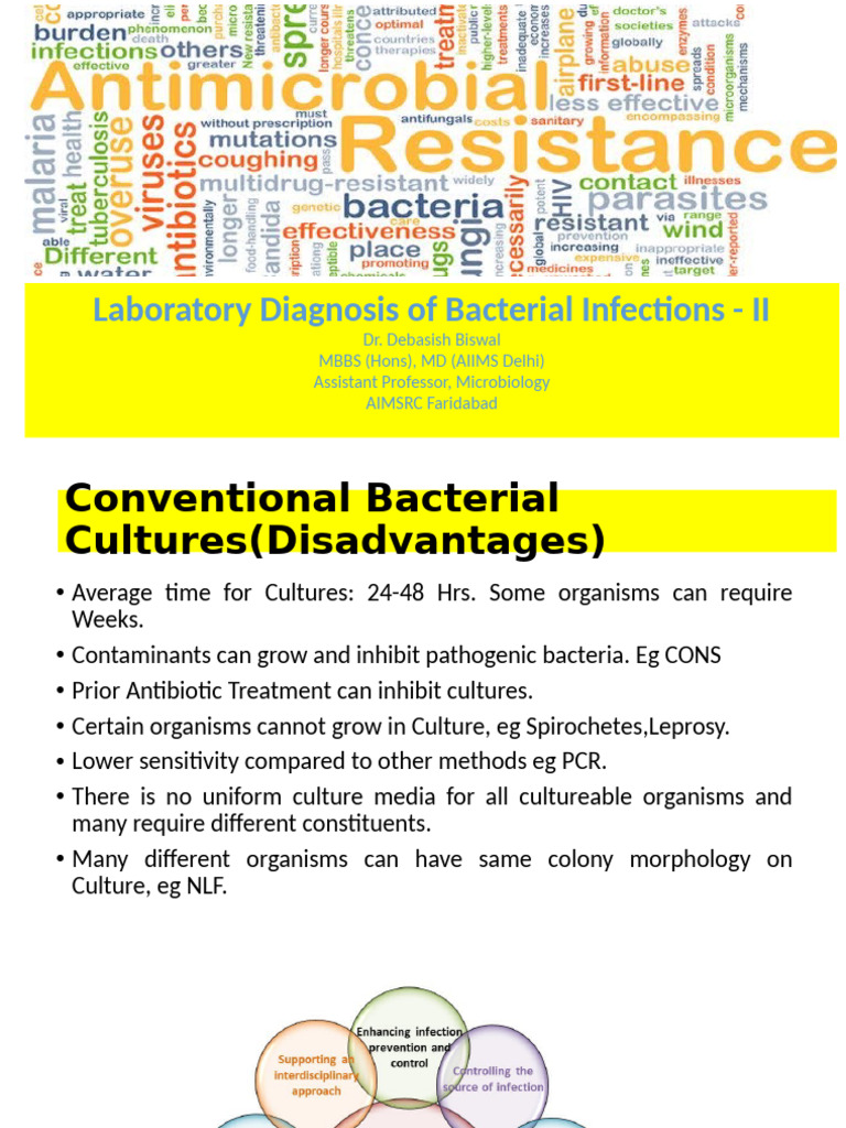 5.lab Diagnosis of Bacterial Infections II MBBS Lecture - DR Debasish 2 ...