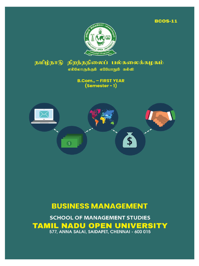 BCOM 1st Semester Compressed | PDF | Employment | Goal