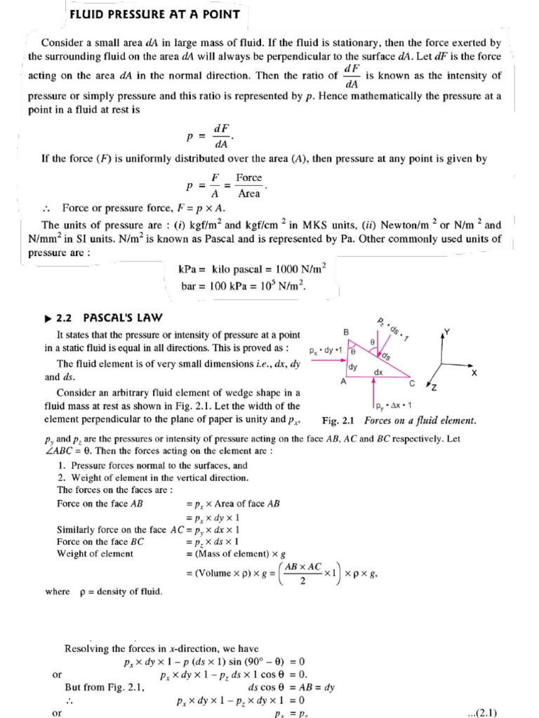 0004.static - Pressure.measurement - CH 2 | PDF | Science & Mathematics