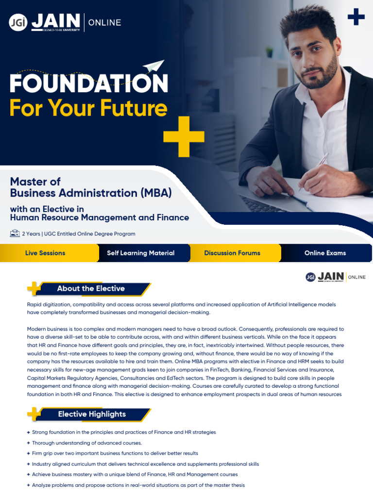 MBA Human Resource Management & Finance | PDF | Human Resource Management | Master Of Business ...