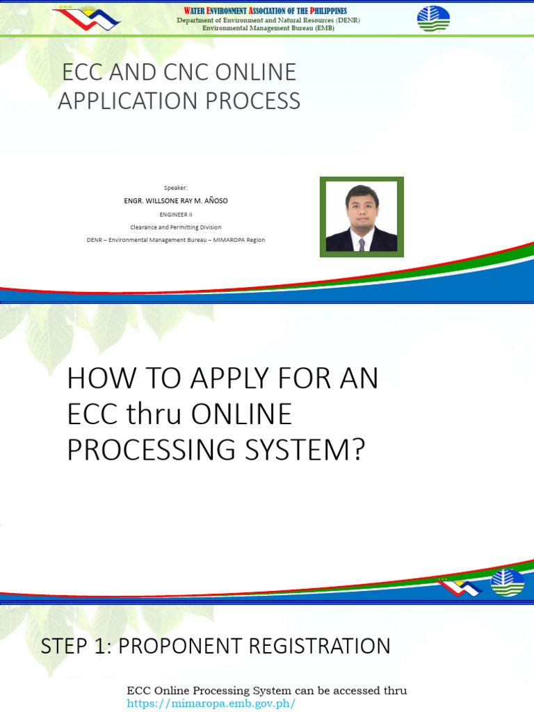 Ecc and CNC Online Application Process Willsone Ray Anoso | PDF