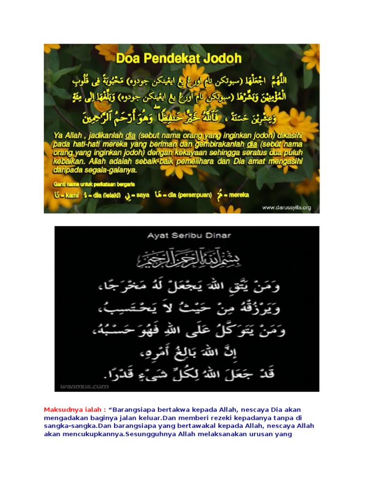 Doa Syifa.. | PDF