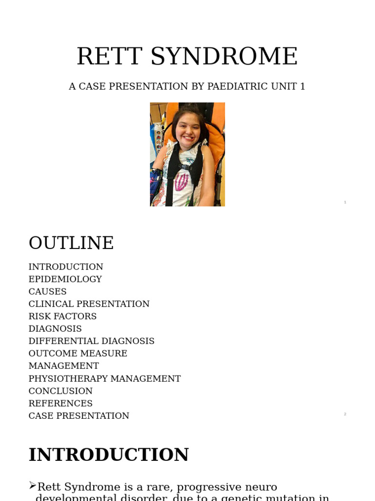 RETTS SYNDROME | PDF